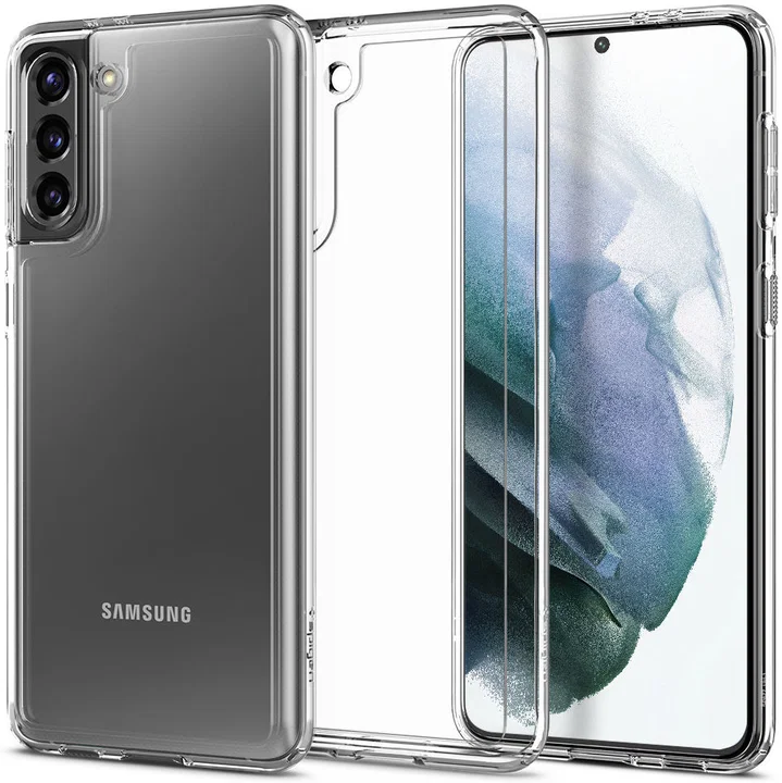 Spigen Crystal Hybrid Samsung Galaxy S21 Plus Hoesje Transparant | gsmpunt