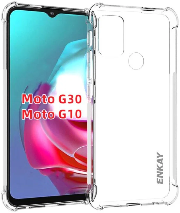 Motorola Moto G10 / G20 / G30 Hoesje Back Cover TPU Transparant | gsmpunt