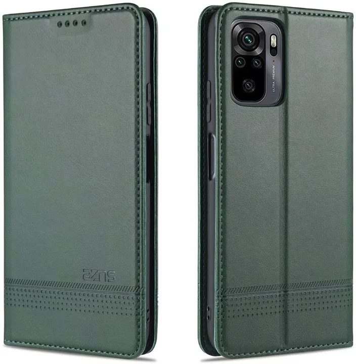 Xiaomi Redmi Note 10 / 10S Hoesje Portemonnee Book Case Groen | gsmpunt