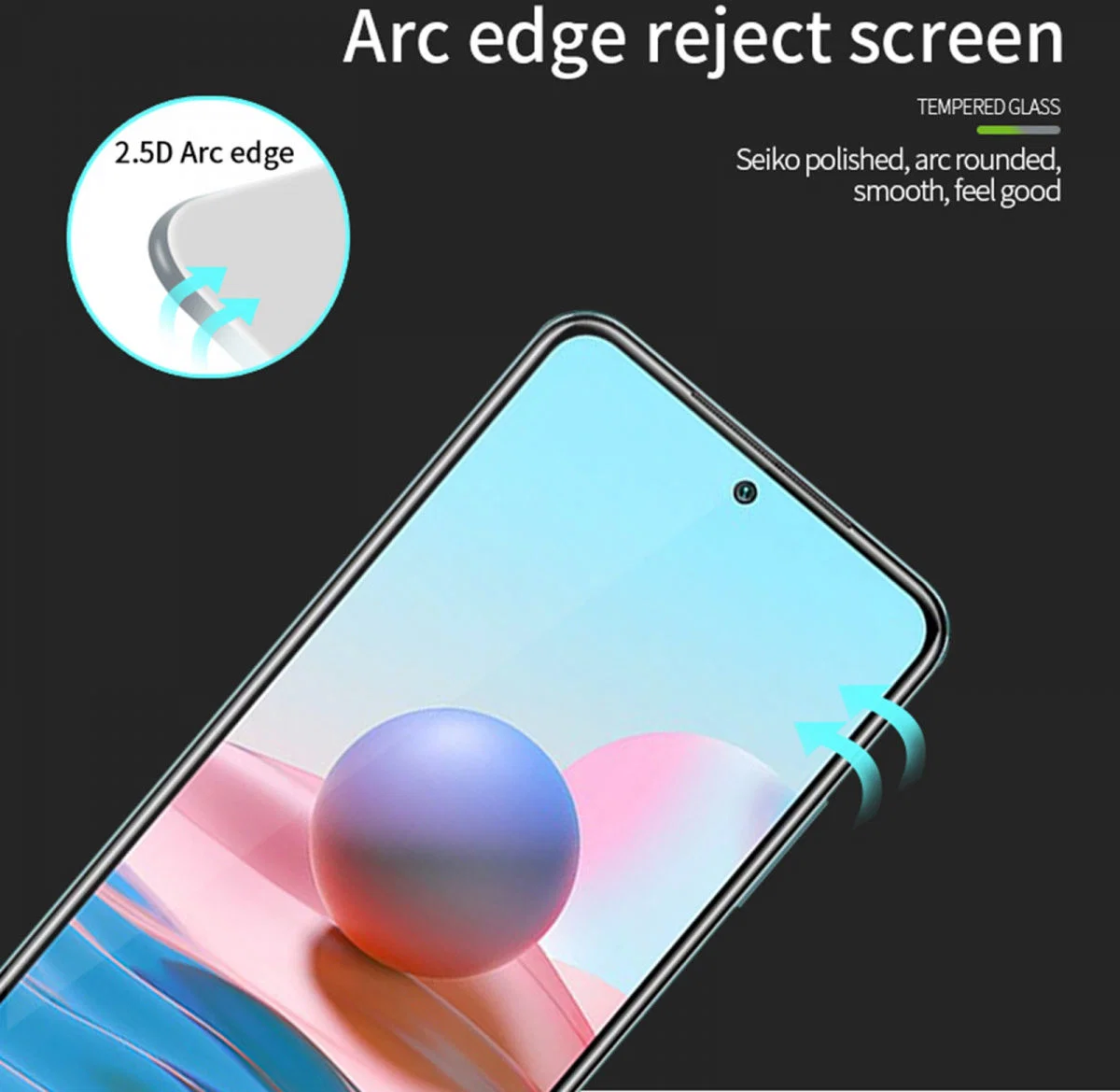 MOFI Xiaomi Redmi Note 10 / 10S Screen Protector Tempered Glass | gsmpunt