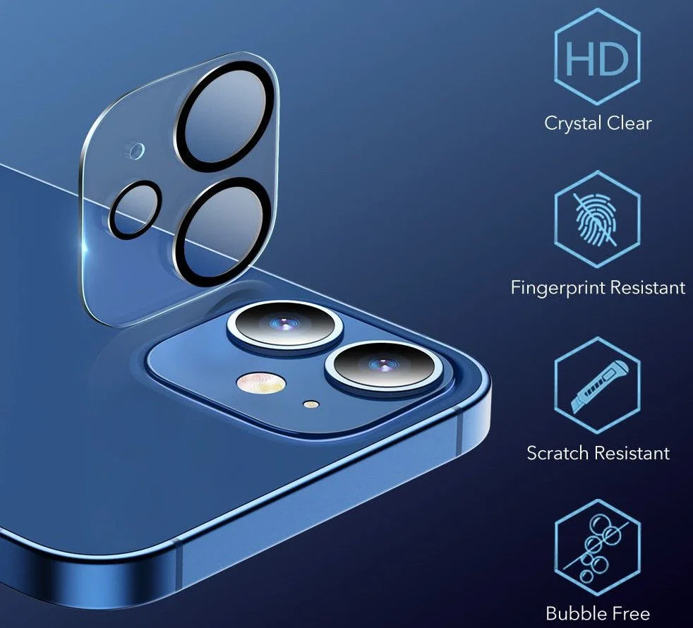 ESR Apple iPhone 12 Mini Camera Lens Protector 2-Pack Transparant | gsmpunt
