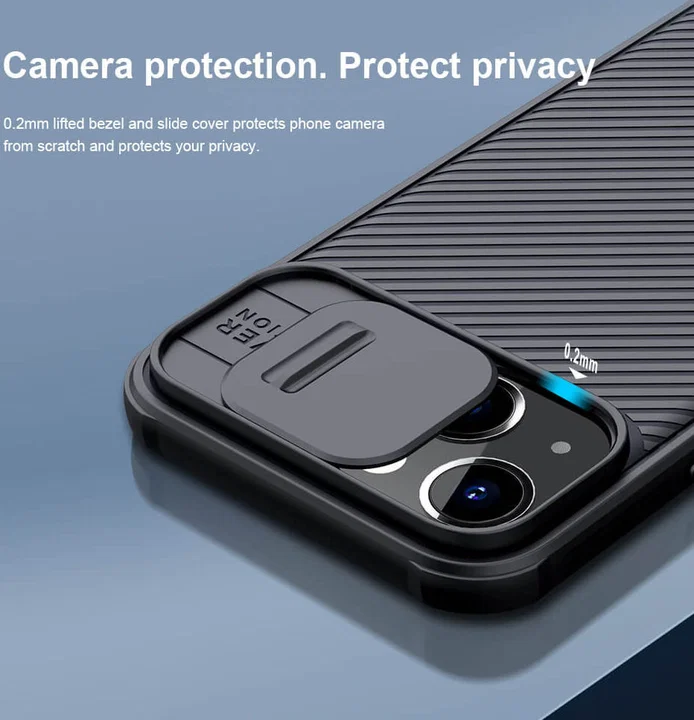 Nillkin CamShield Apple iPhone 13 Mini Hoesje met Camera Slider Groen ...