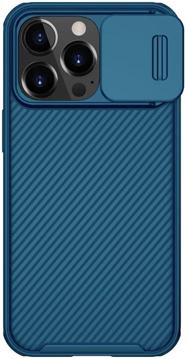 Nillkin CamShield Apple iPhone 13 Pro Hoesje met Camera Slider Blauw ...