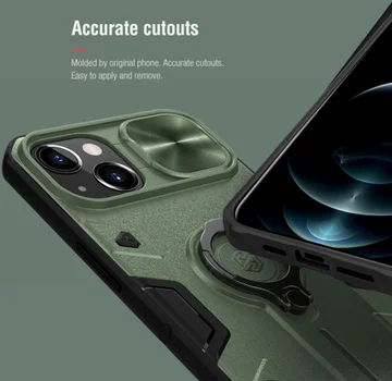 Nillkin CamShield Armor Apple iPhone 13 Pro Camera Slider Zwart | gsmpunt