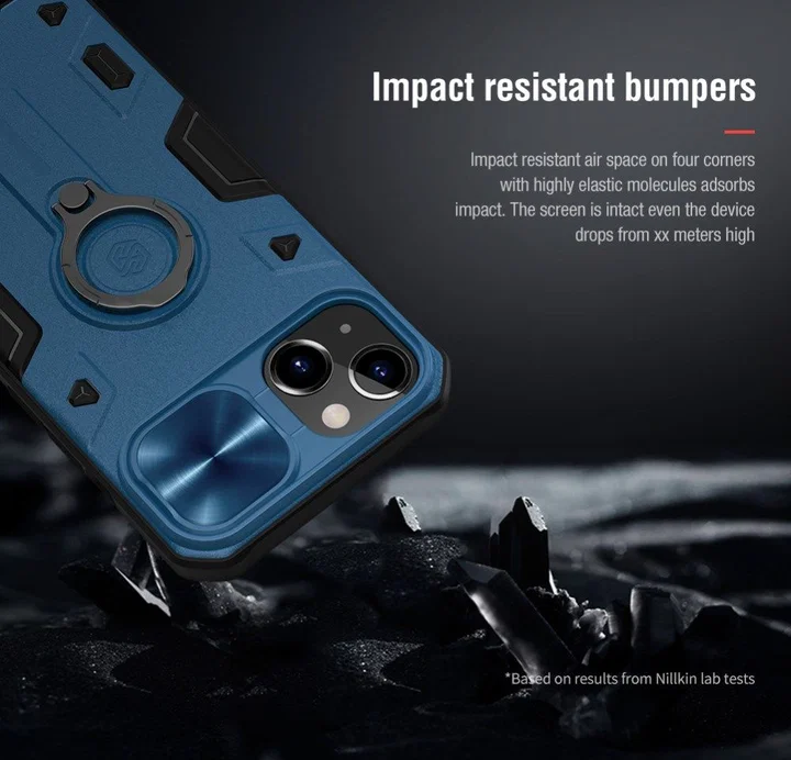 Nillkin CamShield Armor Apple iPhone 13 Pro Camera Slider Groen | gsmpunt