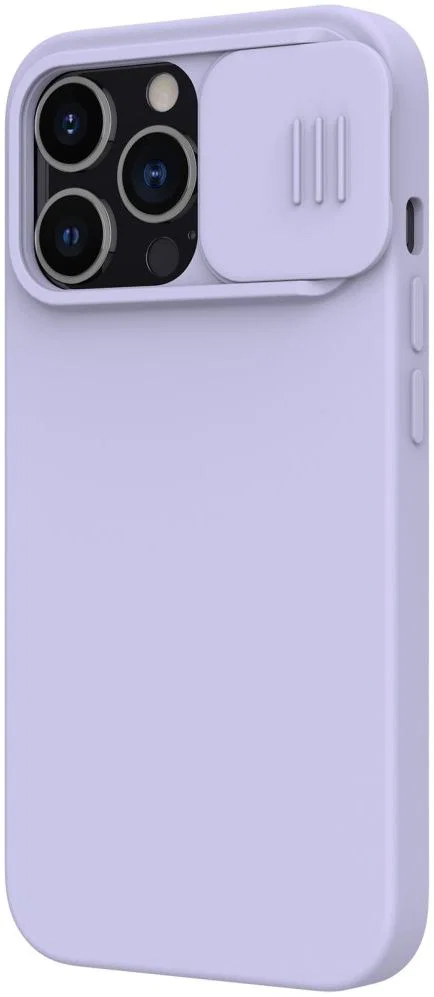 Nillkin Apple iPhone 13 Pro Hoesje Siliconen met Camera Slider Paars ...