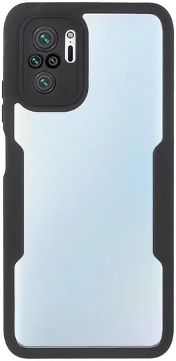 Xiaomi Redmi Note 10/10S Hoesje Full Protect 360° Cover Hybride Zwart ...