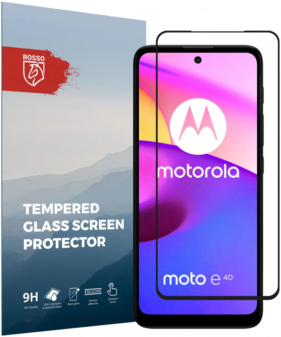 Rosso Motorola Moto E30/E40 9H Tempered Glass Screen Protector | gsmpunt