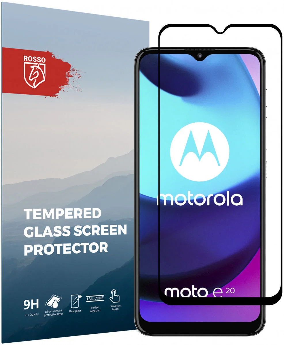 Rosso Motorola Moto E20 9H Tempered Glass Screen Protector | gsmpunt