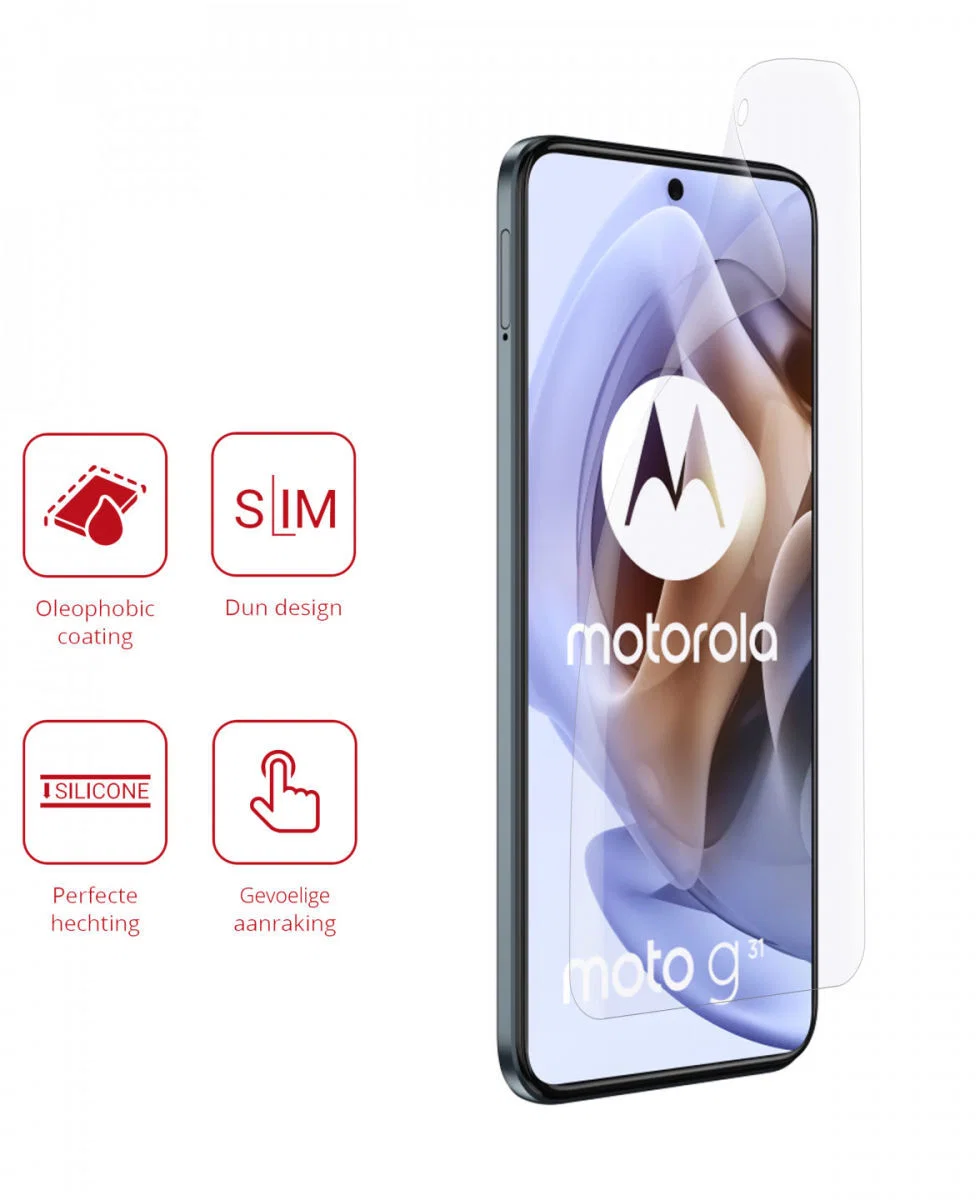 Rosso Motorola Moto G31 / G41 Ultra Clear Screen Protector Duo Pack ...