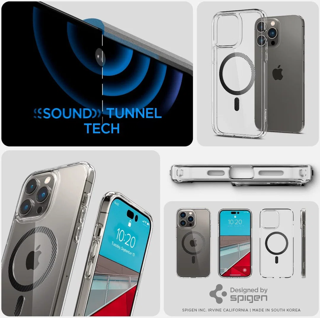 Spigen Ultra Hybrid MagSafe iPhone 14 Pro Max Hoesje Carbon Fiber | gsmpunt