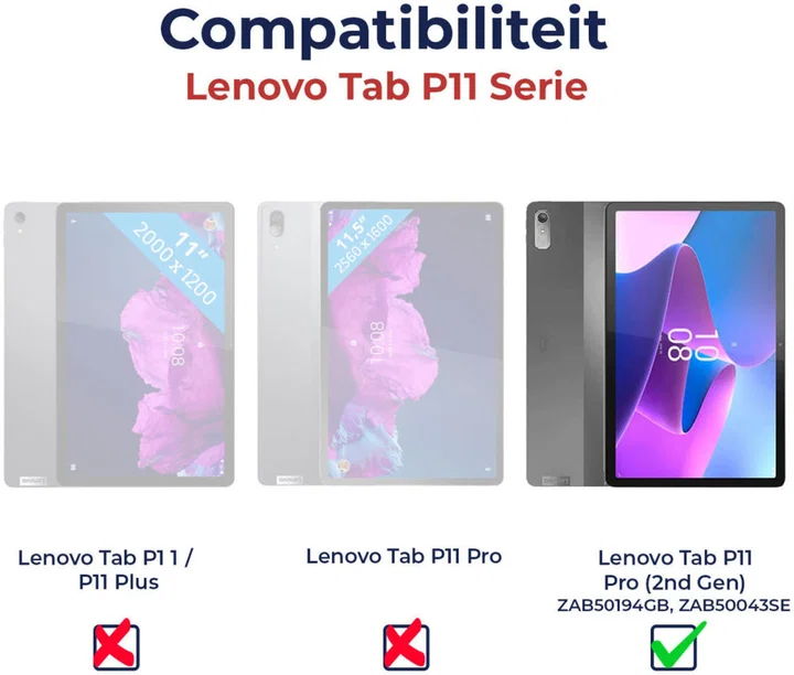 Dux Ducis Domo Lenovo Tab P11 Pro Gen 2 Hoes Book Case Blauw | gsmpunt