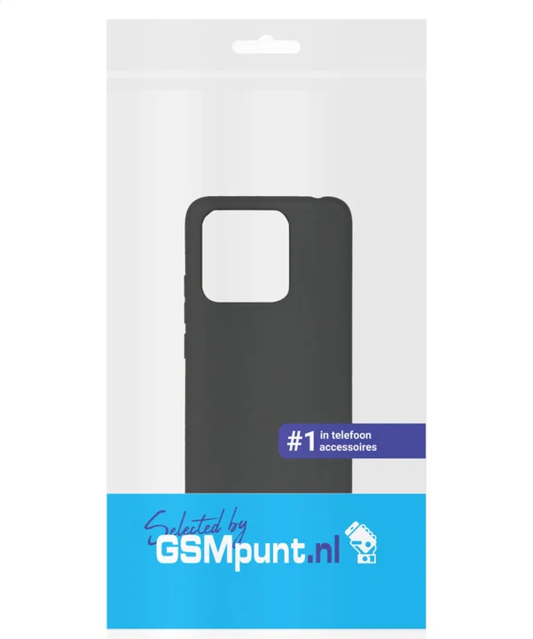 Xiaomi Redmi 10C Hoesje Dun TPU Matte Back Cover Zwart | gsmpunt