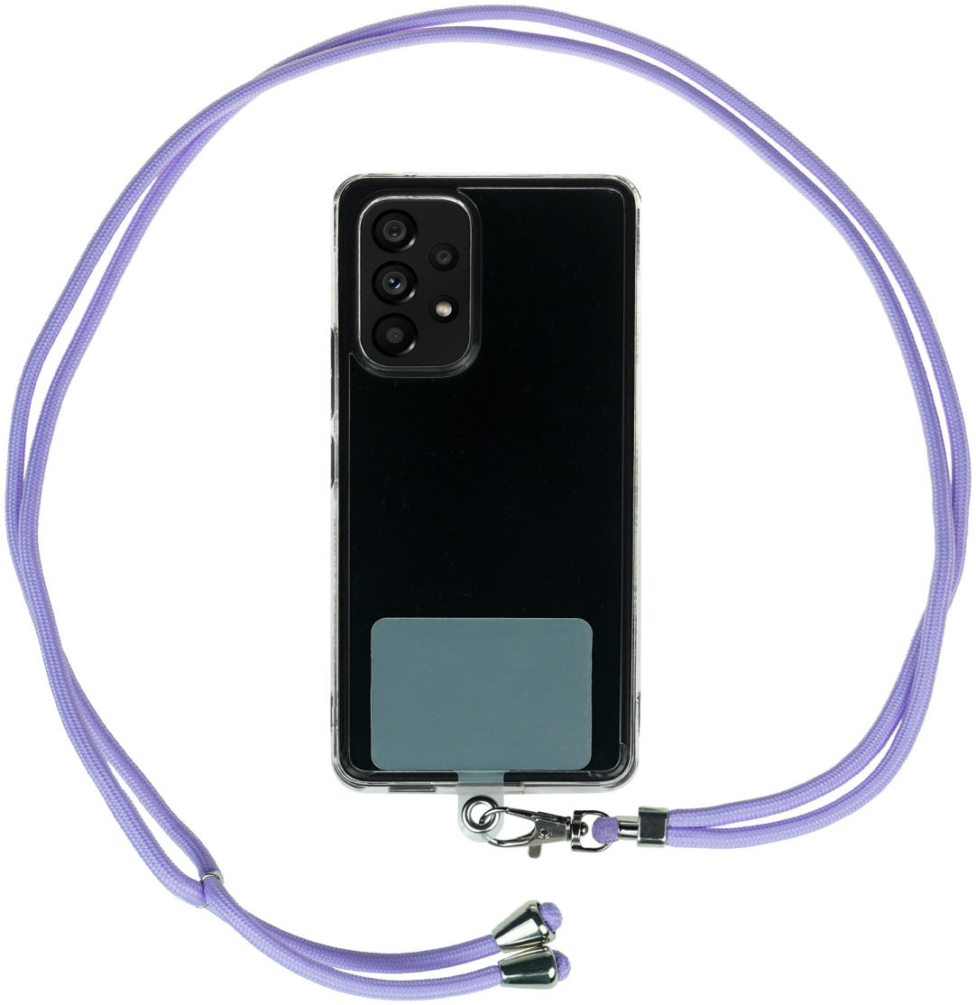 Universeel Telefoon Koord - Verstelbare Smartphone Ketting Paars | gsmpunt
