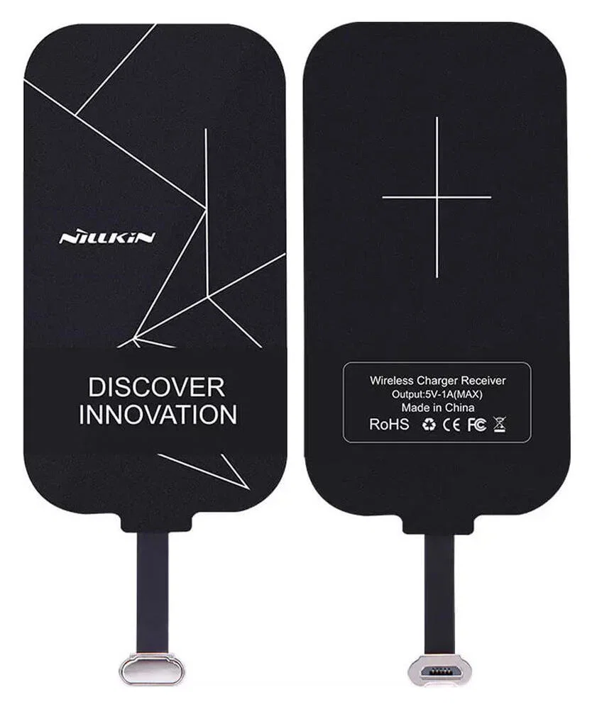 Nillkin Lightning Wireless Charging Receiver voor iPhone Zwart | gsmpunt
