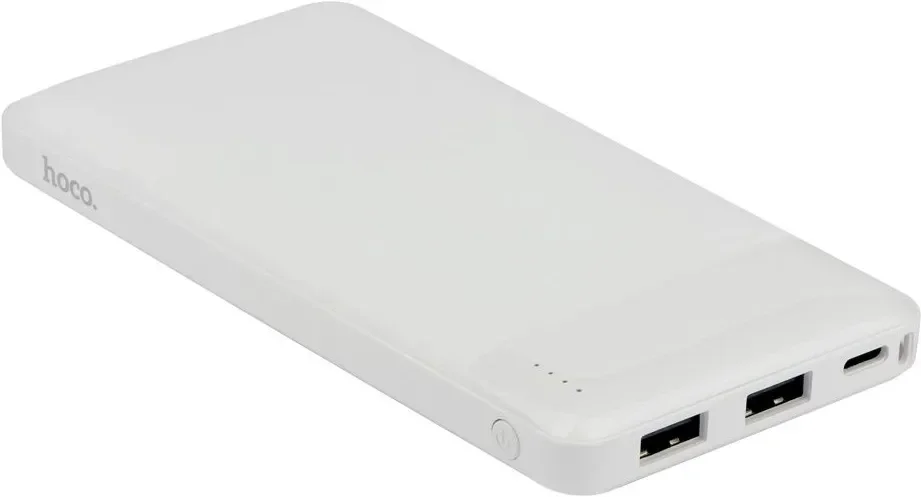 Hoco J72 Compacte Powerbank 10.000mAh 2A met Digitale Display Wit | gsmpunt