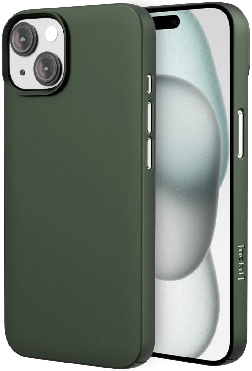 NEKIT Apple iPhone 15 Hoesje met MagSafe Back Cover Dun Groen | gsmpunt
