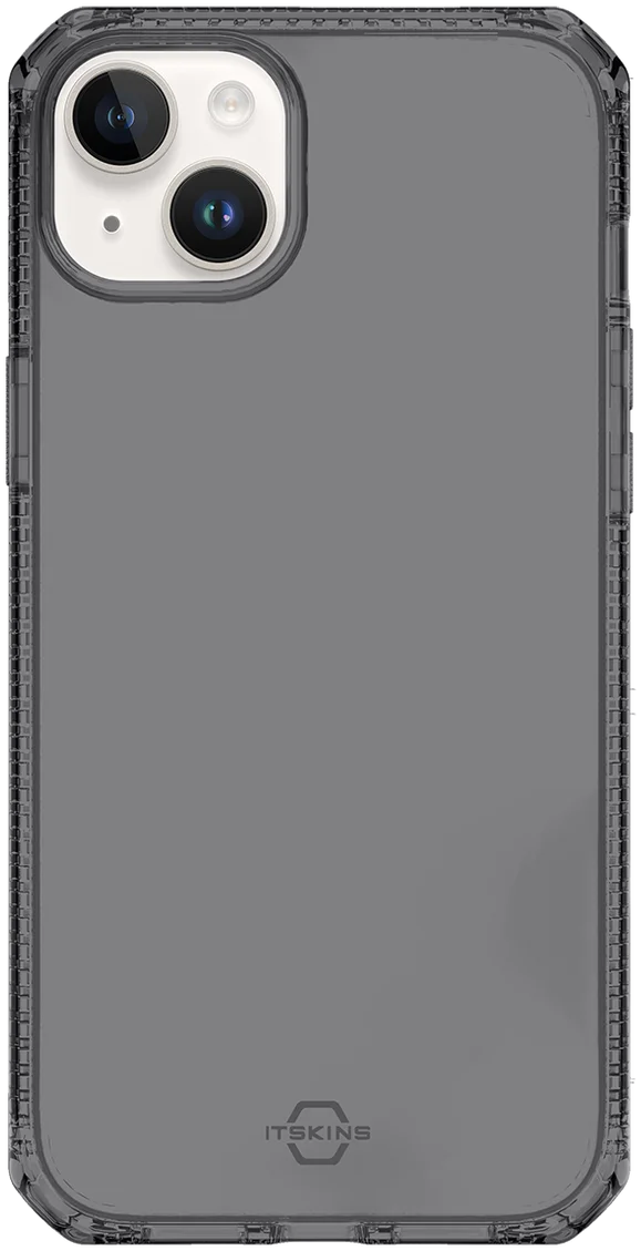 ITSKINS Spectrum R Clear Apple iPhone 15 Plus Hoesje Zwart | gsmpunt
