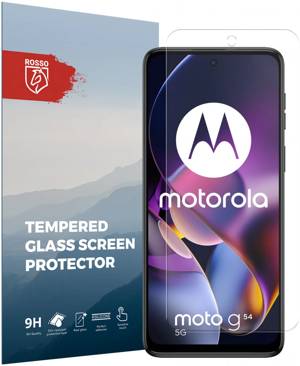 Rosso Motorola Moto G54 9H Tempered Glass Screen Protector | gsmpunt