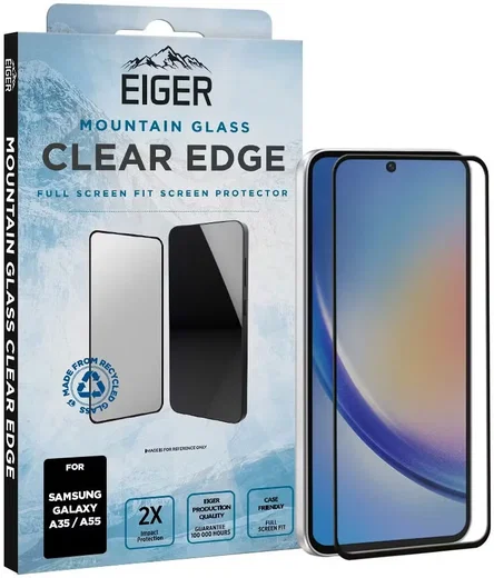 Eiger Mountain Glass Edge Samsung Galaxy A35 / A55 Screen Protector ...
