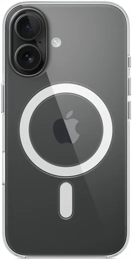 Origineel Apple iPhone 16 Hoesje MagSafe Clear Case Transparant | gsmpunt