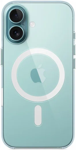 Origineel Apple iPhone 16 Hoesje MagSafe Clear Case Transparant | gsmpunt