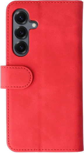 Rosso Element Samsung Galaxy S25 Hoesje Book Case Wallet Rood | gsmpunt