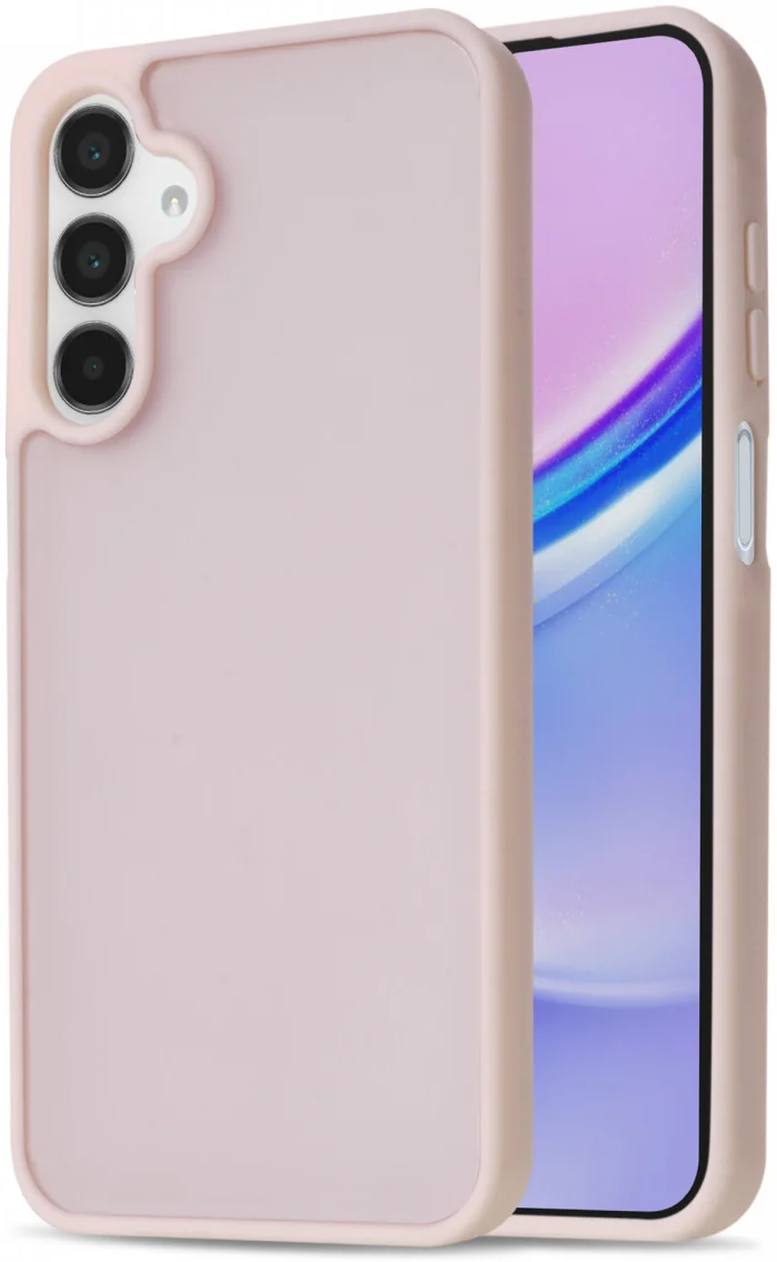 Samsung Galaxy A15 Hoesje Back Cover Matte Roze | gsmpunt