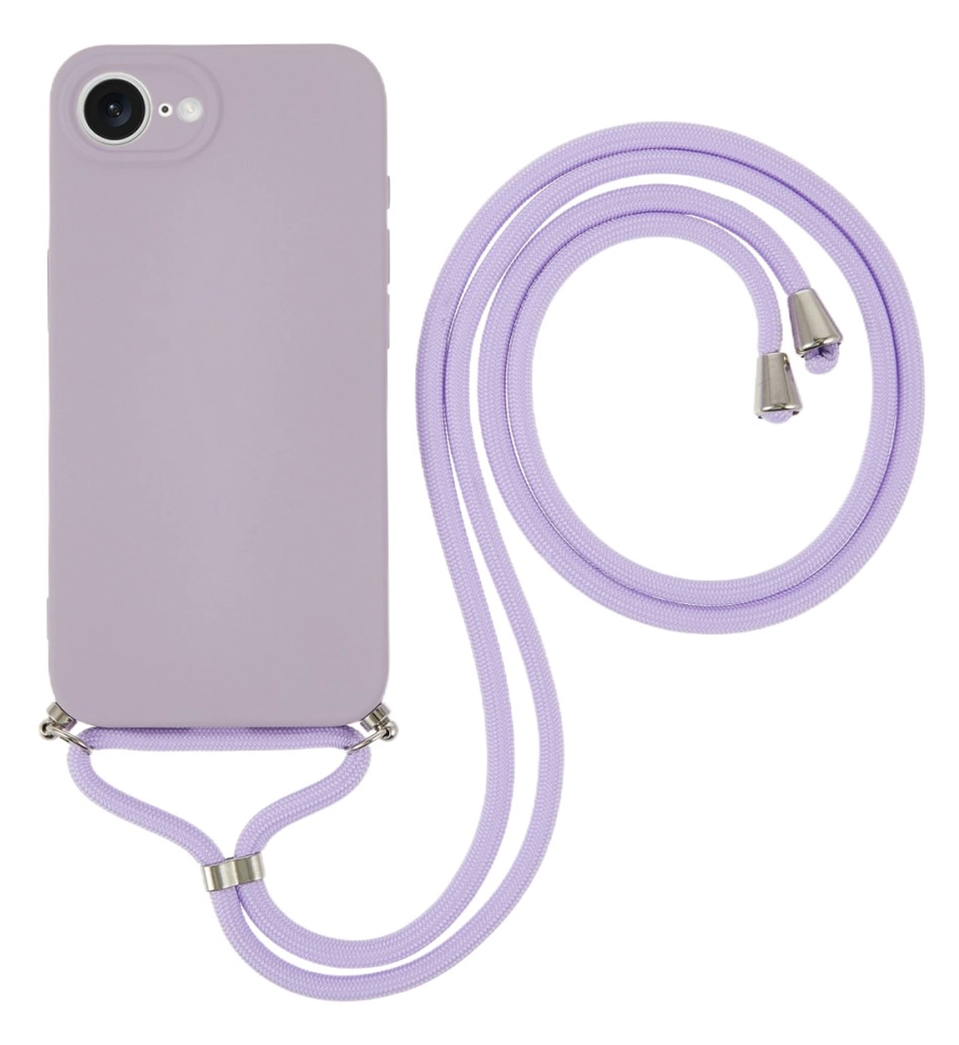 Apple iPhone 17e / 16e Hoesje met Koord en Camera Bescherming Back ...