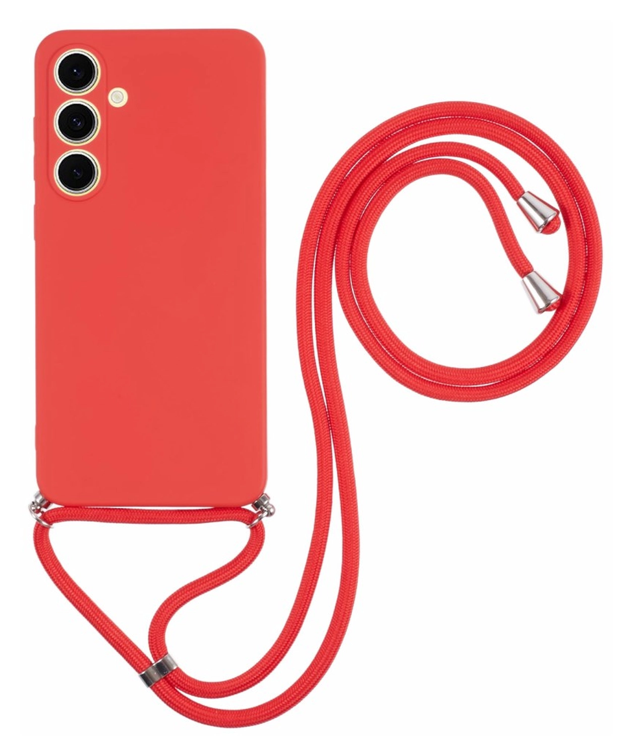 Samsung Galaxy A16 Hoesje met Koord en Camera Bescherming Back Cover ...