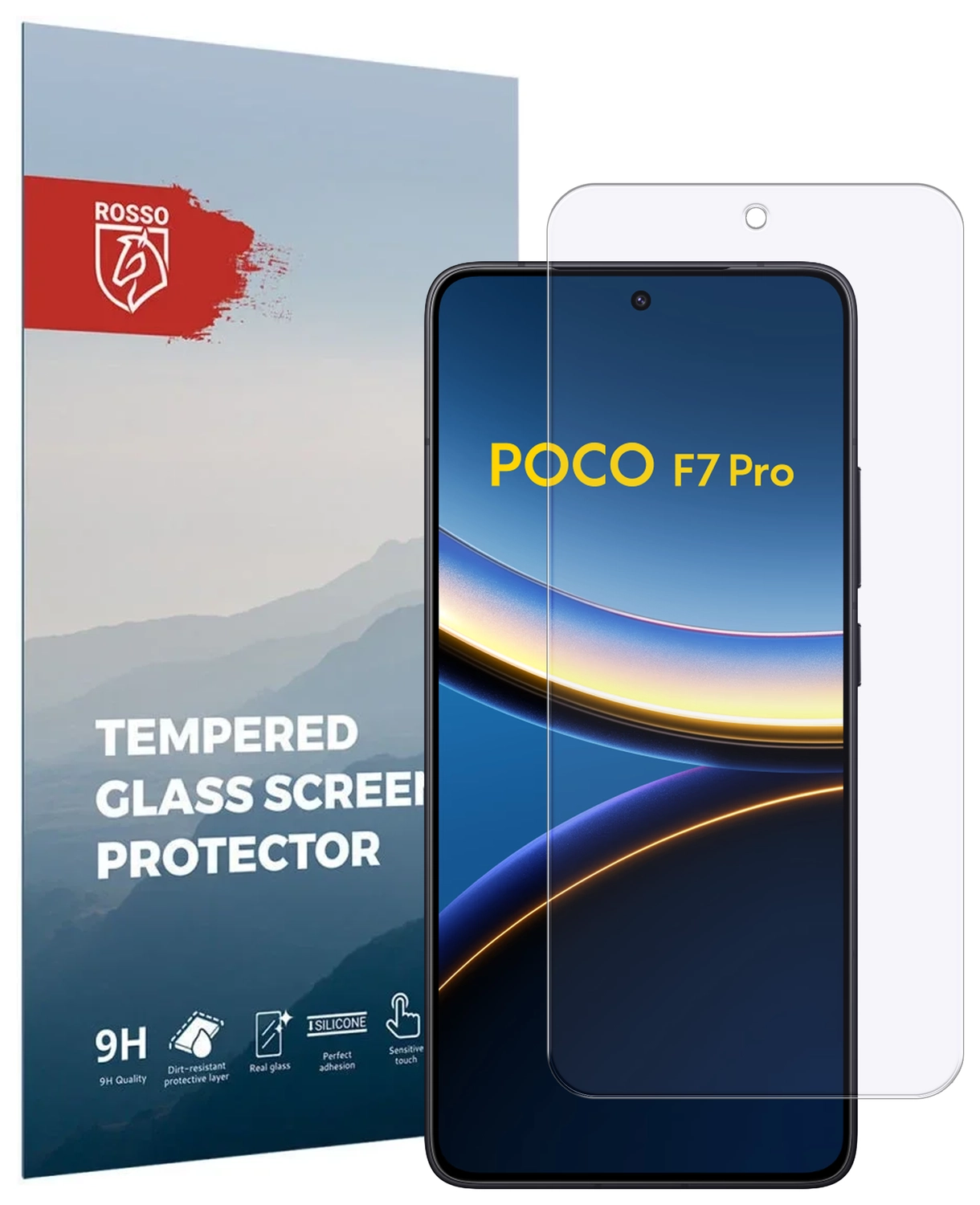 Rosso Xiaomi Poco F7 Pro 9H Tempered Glass Screen Protector | gsmpunt