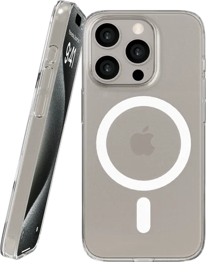 NEKIT Bare Apple iPhone 15 Pro Hoesje 1.2MM Thin Case MagSafe ...
