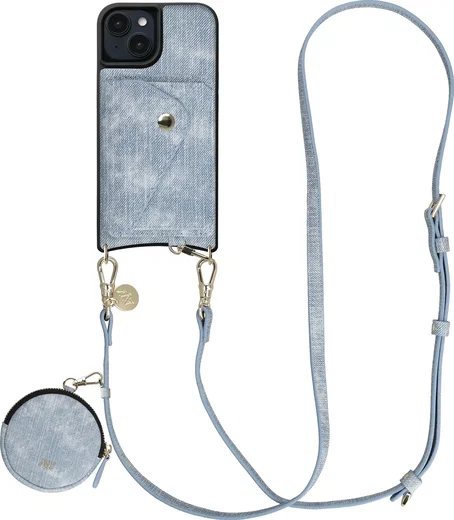 AVY Apple iPhone 15 - Statement Kit - Denim - Long Denim | gsmpunt
