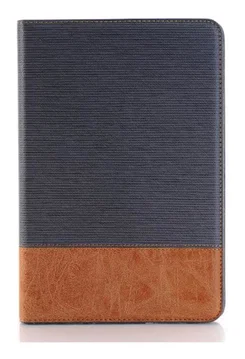 Apple iPad Mini 4 Texture Wallet Book Case Grijs | gsmpunt
