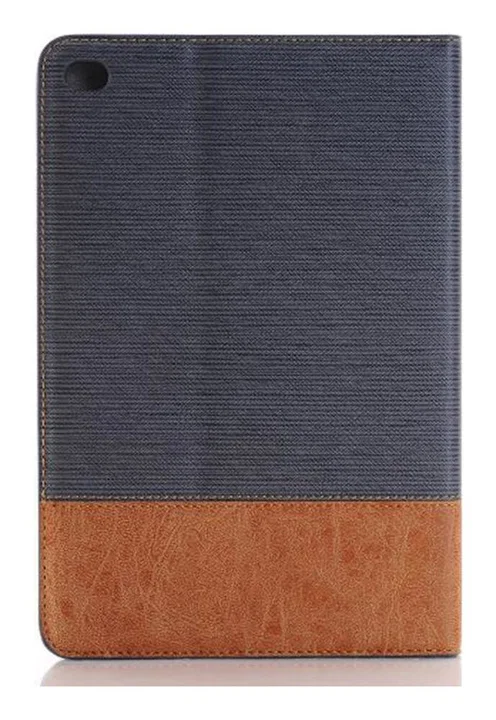 Apple iPad Mini 4 Texture Wallet Book Case Grijs | gsmpunt