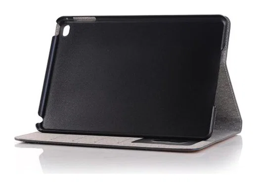 Apple iPad Mini 4 Texture Wallet Book Case Grijs | gsmpunt