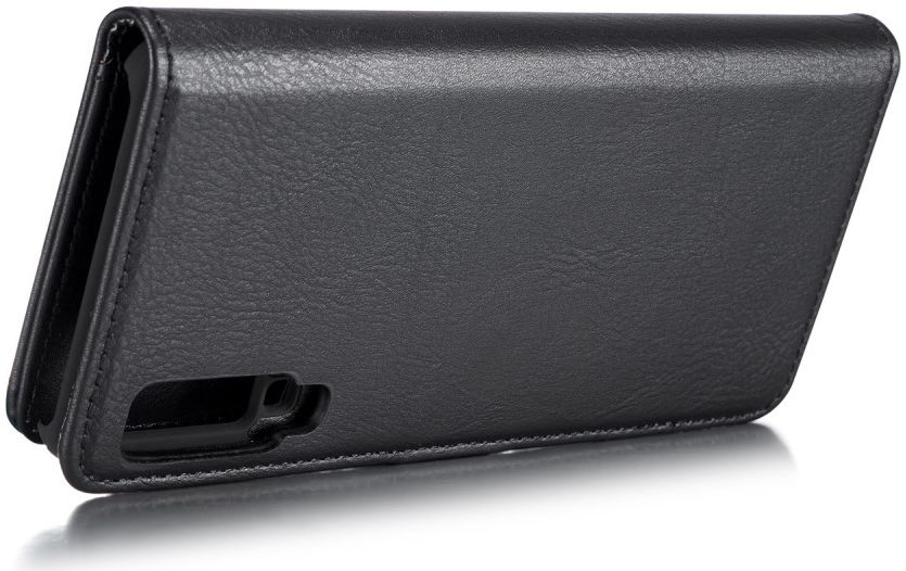 Samsung Galaxy A7 (2018) Leren 2-in-1 Bookcase en Back Cover Zwart ...