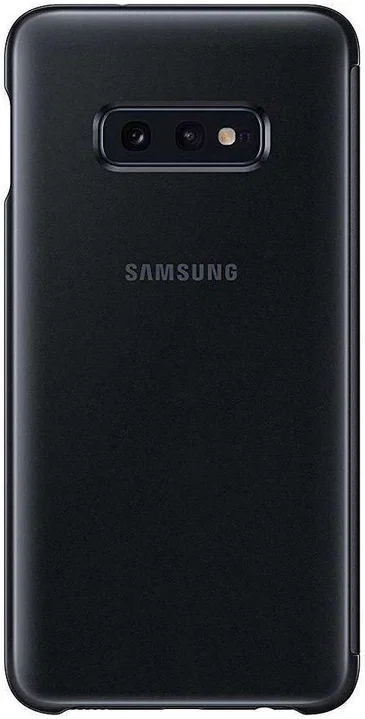 Samsung Galaxy S10E Clear View Cover Zwart | gsmpunt
