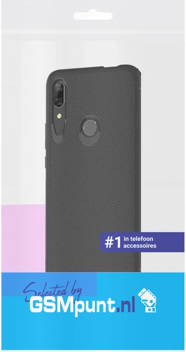 Huawei P Smart Z Twill Slim Texture Back Cover Zwart | gsmpunt