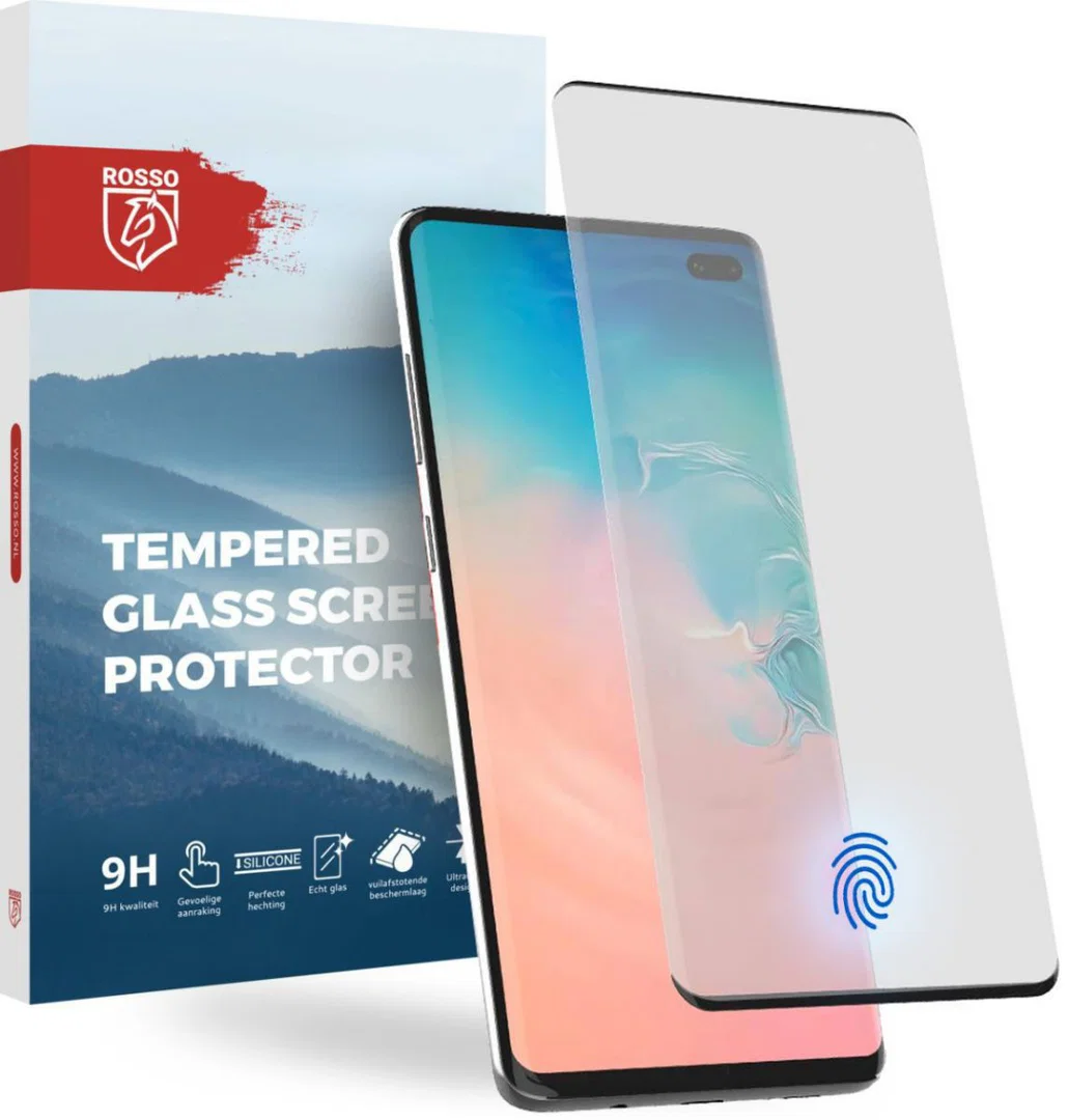 Rosso Samsung Galaxy S10 Plus 9H Tempered Glass Screen Protector | gsmpunt