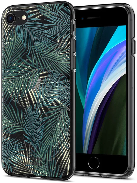 HappyCase Apple iPhone SE 2020 Hoesje Flexibel TPU Jungle Print | gsmpunt
