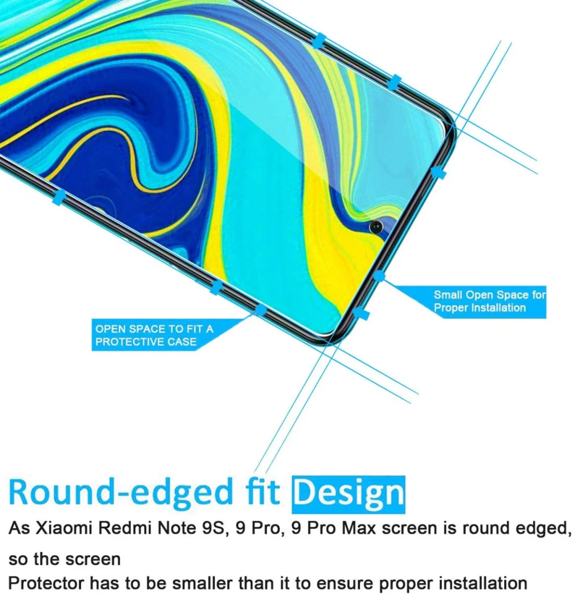 Xiaomi Redmi Note 9S / Note 9 Pro Screen Protector Ultra Clear | gsmpunt