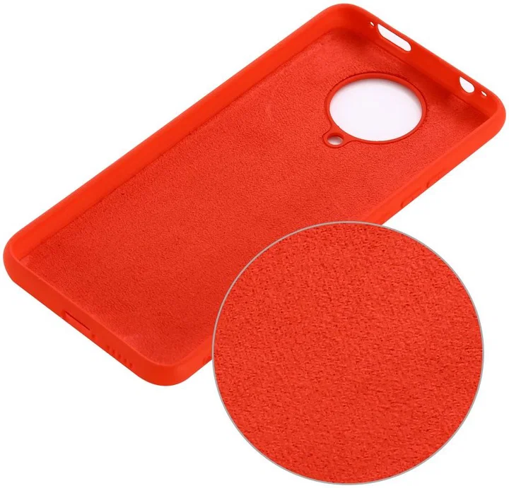 Xiaomi Poco F2 Pro Hoesje Siliconen Back Cover Rood | gsmpunt