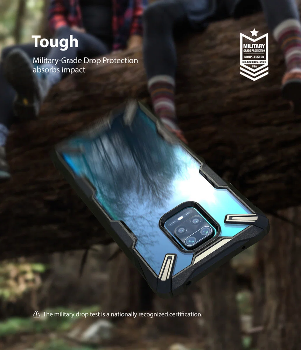 Ringke Fusion X Xiaomi Redmi Note 9S / Note 9 Pro Hoesje Zwart | gsmpunt