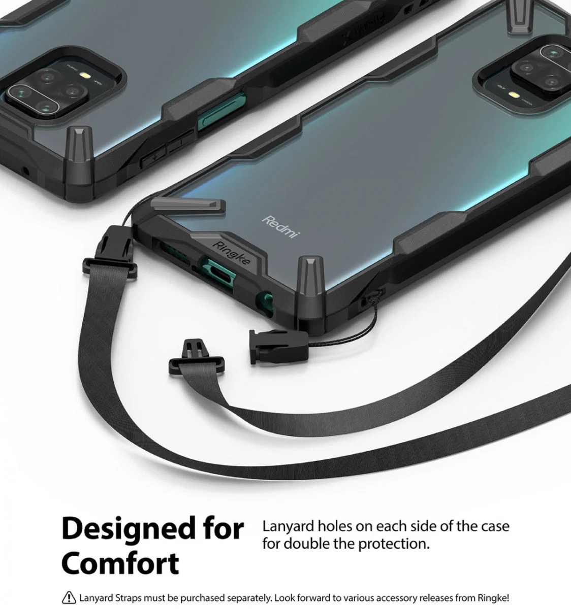 Ringke Fusion X Xiaomi Redmi Note 9S / Note 9 Pro Hoesje Zwart | gsmpunt