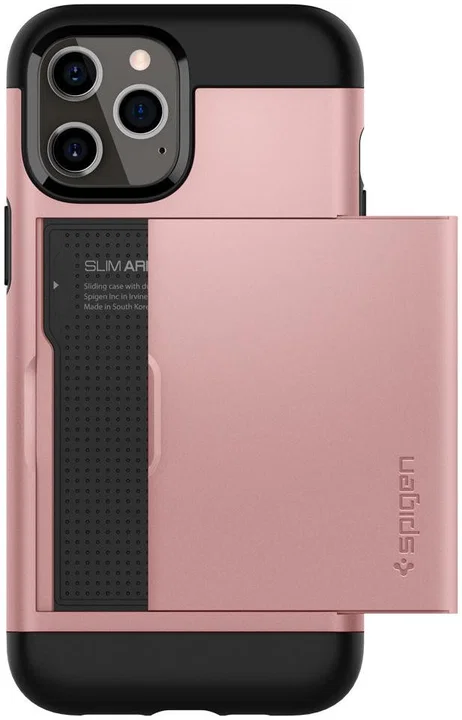 Spigen Slim Armor CS Apple iPhone 12 Pro Max Hoesje Rose Goud | gsmpunt