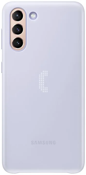 Origineel Samsung Galaxy S21 Plus Hoesje Smart LED Cover Paars | gsmpunt
